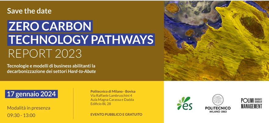 Eventi e Formazione | Eventi | Zero Carbon Technology Pathways