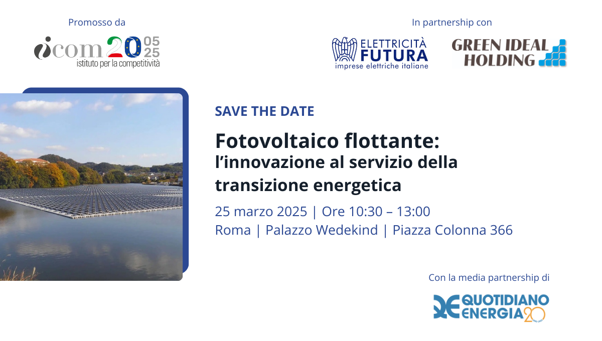 Eventi e Formazione | Eventi | Fotovoltaico flottante: l’innovazione al servizio della ...